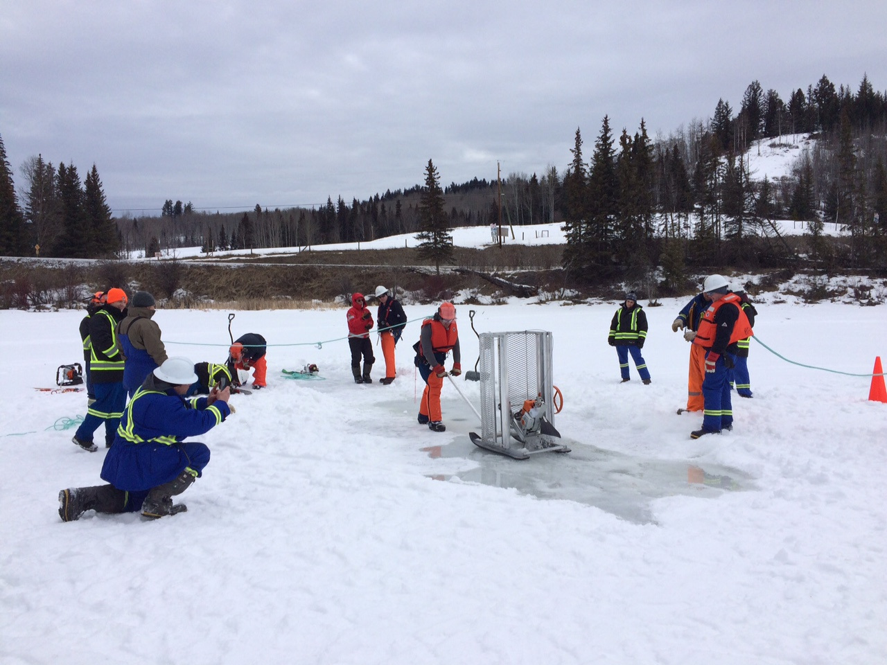 Trans Mountain - Ice Practice: Emergency Response in Winter Conditions