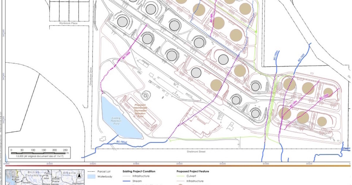 Trans Mountain - Watercourses at Burnaby Terminal