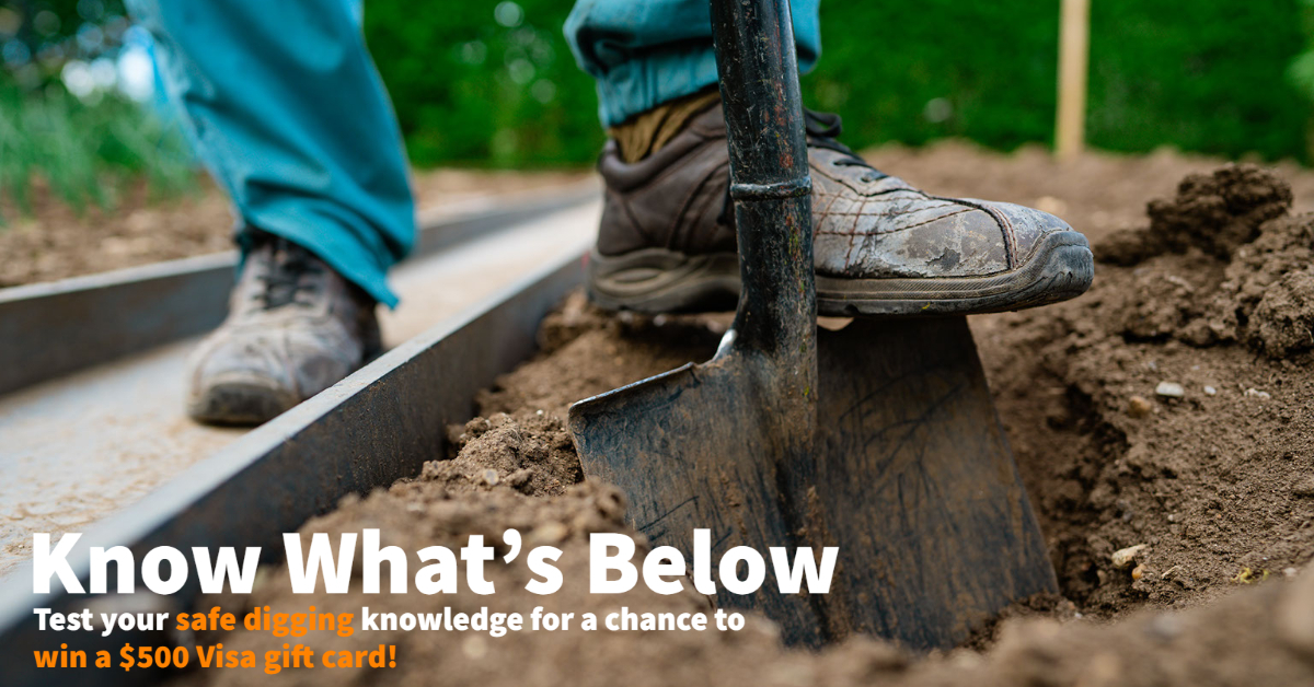 Trans Mountain - Know What’s Below: Dig Safe Month!